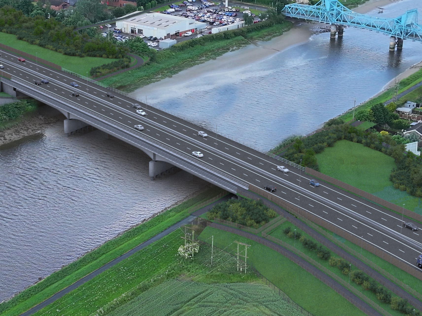 Preferred option for A494 River Dee Bridge replacement announced | GOV.WALES